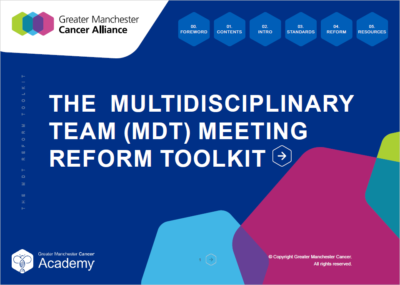 MDT Reform - Greater Manchester Cancer Alliance