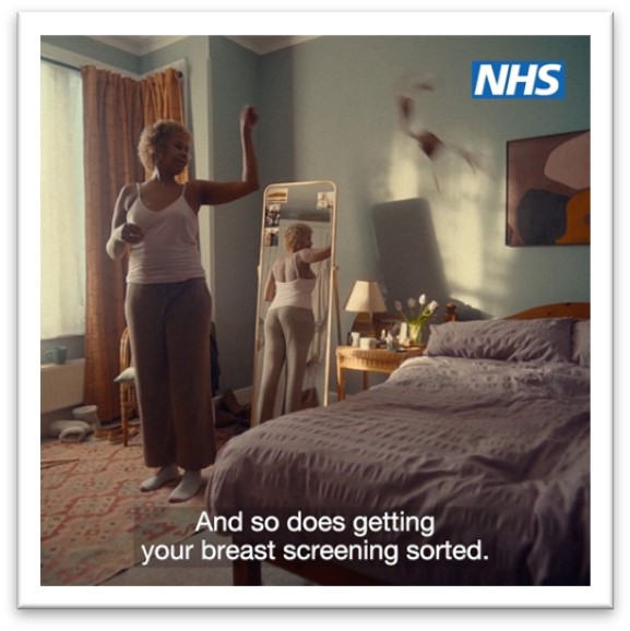 Breast screening campaign from NHS England - Greater Manchester Cancer ...