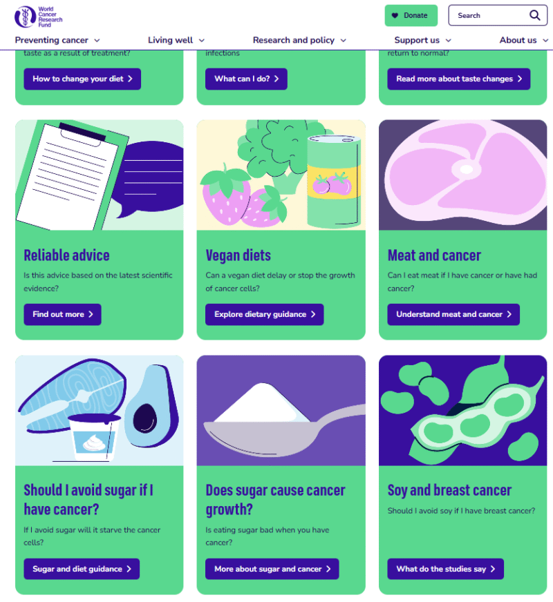 Eating Well - Diet and Nutrition - Greater Manchester Cancer